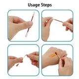 XIRQI 50Pcs Cotton Swabs,Disinfecting Iodine Swabs,Disposable Cotton ...