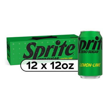 Sprite Zero Sugar Chill Soda Pop, Cherry Lime Flavor, 12 fl oz, 12 Pack ...