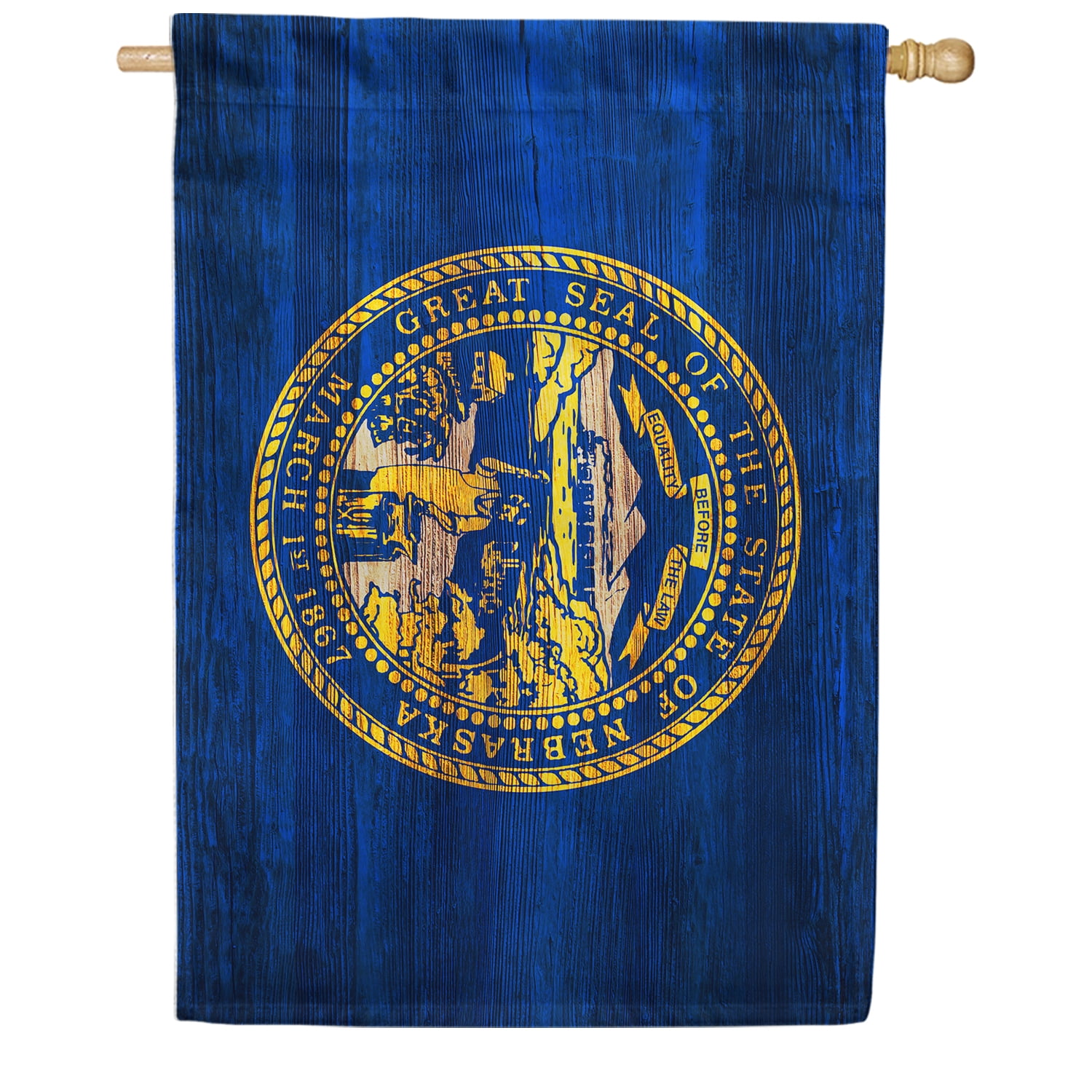 America Forever Nebraska State Flag 28 x 40 Inch Double Sided Outdoor ...