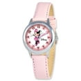 Minnie Mouse Girls' Stainless Steel Watch, Pink Strap - Walmart.com