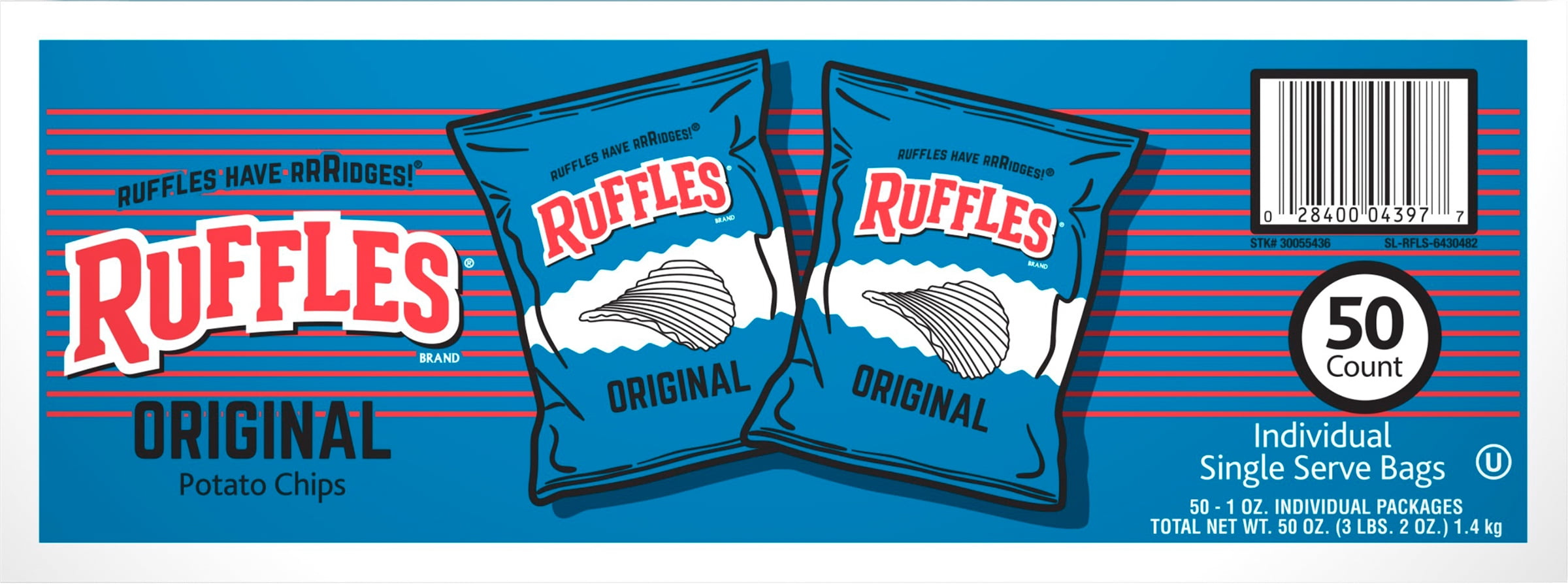 Buy RufflesÂ® Original Potato Chips 50-1 oz. Bags Online at Lowest ...