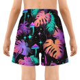 BZSMCE Swim Shorts Palm Leaf Monstera Pattern For Quick-Dry Shorts With ...
