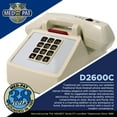 Med-Pat D2600C Retro Corded Phone Bundle, Beige, 2 Count, Hearing Aid ...