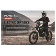 MotoTec Venom 72v 12000w Fast Adult Electric Motocross Motorbike, White ...