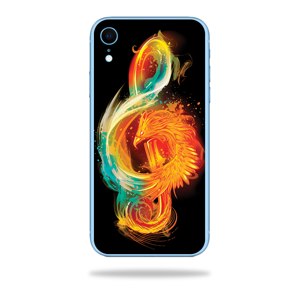 Skin Decal Wrap Compatible With Apple iPhone XR Sticker Design Music ...