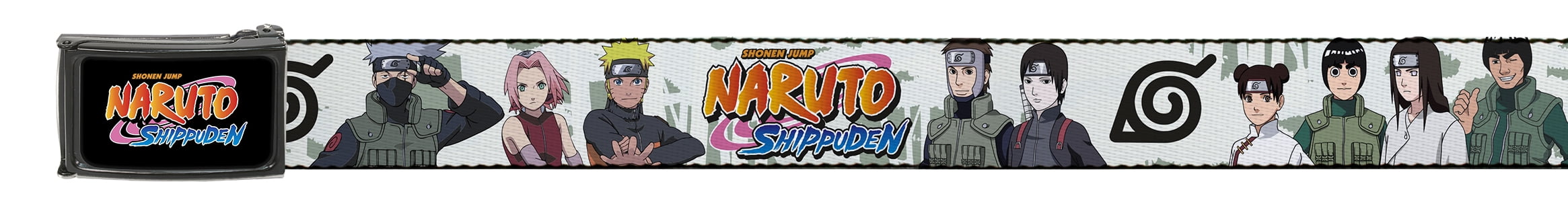 Naruto Japanese Manga Anime TV Series Konoha Ninjas Web Belt - Walmart.com