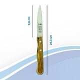 SMI Solingen Paring Knife with Olive Wood Handle - Stainless Steel ...