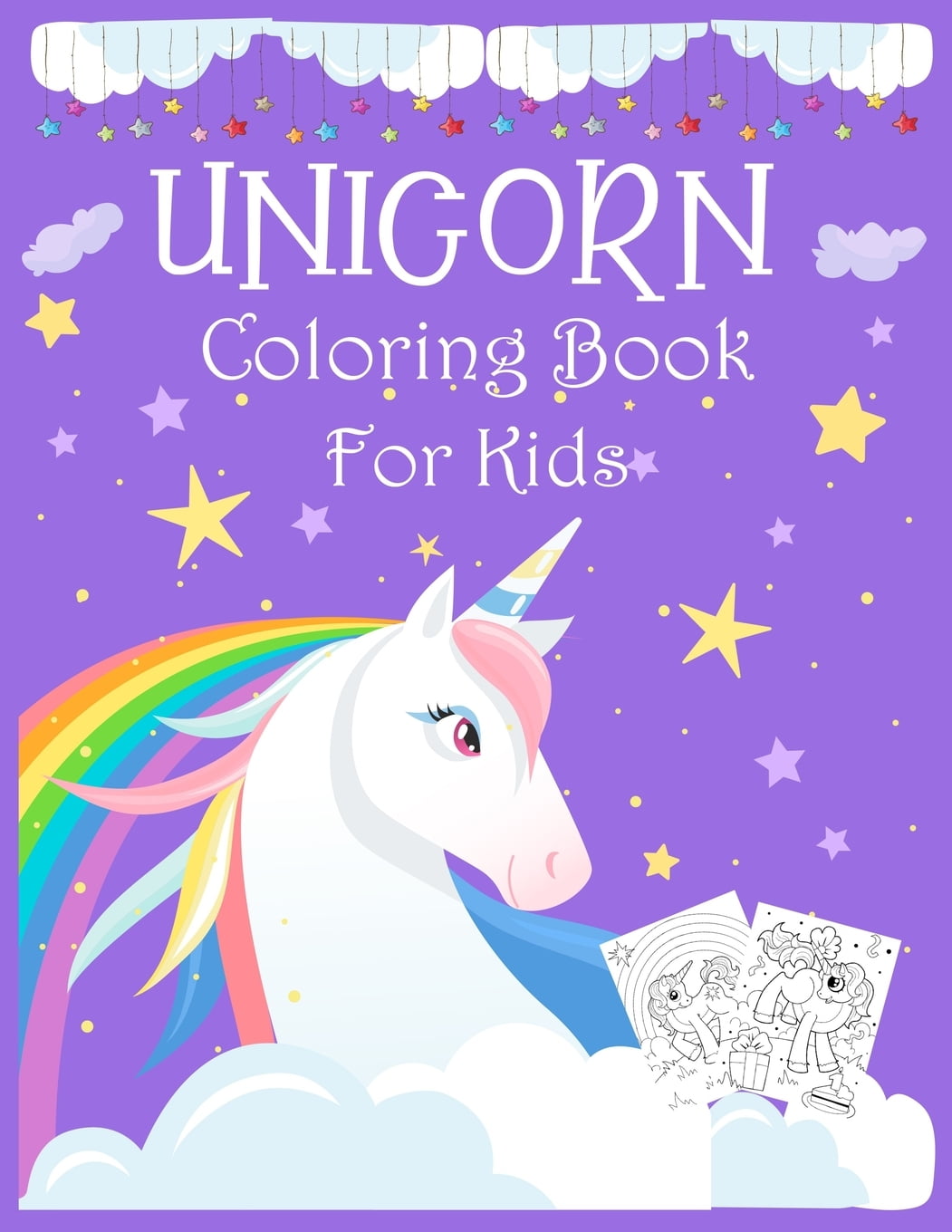 Blue Moon Press House - Unicorn coloring book for kids. : 8.5X11 inch ...