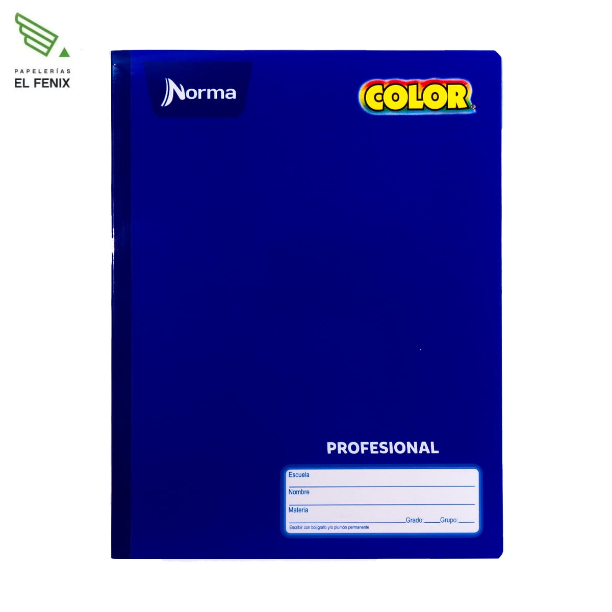 Cuaderno Norma Color Cosido Profesional Raya 100 Hojas Azul Fuerte ...