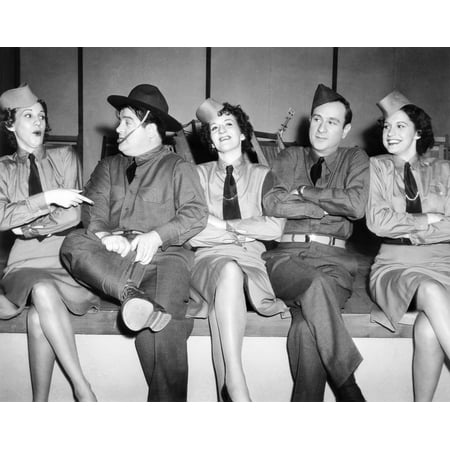 Buck Privates From Left: Patty Andrews Lou Costello Laverne Andrews Bud ...