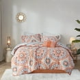 Home Essence Nepal 7-Piece Coral Bed in a Bag Comforter Bedding Set ...