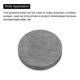 Uxcell Round Graphite Block Disk Ingot Graphite Electrode Plate 30x5mm ...