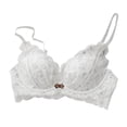BRGZLK Lingerie Bra for Women Fashion Cute Floral Mesh Embroidered ...