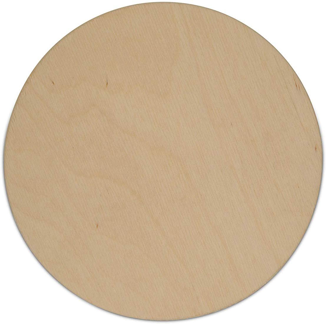 Unfinished Round Wood Circle Cutout 4.5” Pack Of 25 by Woodpeckers ...