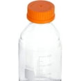 ABPETE Lab Media Storage Round Bottles Graduated Glass Container GL45 ...