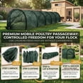 120"x18" Durable Foldable Chicken Run Tunnel Tractor Portable For ...