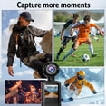 Mini Action Camera 1080P Full HD, 180° Rotating Lens, Sports Camera ...