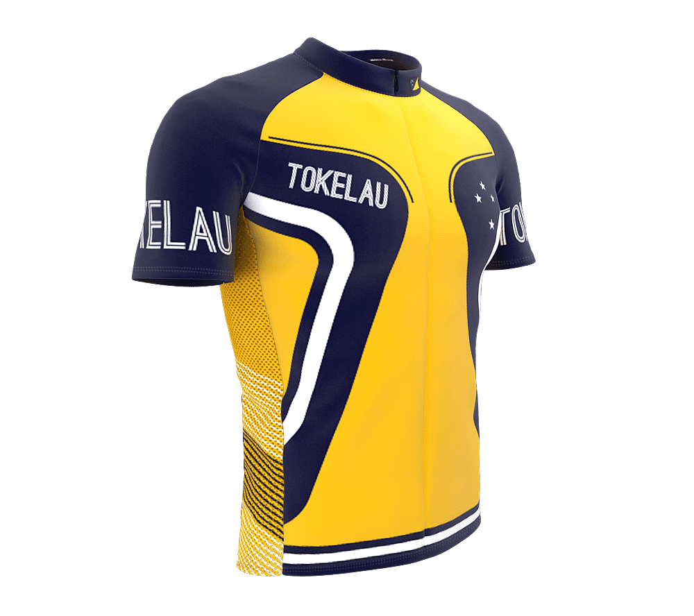 Tokelau Full Zipper Bike Short Sleeve Cycling Jersey for Men - Size M ...