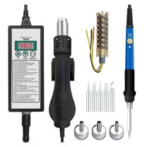 Hot air gun 8858 Micro Rework soldering station LED Digital Hair dryer ...