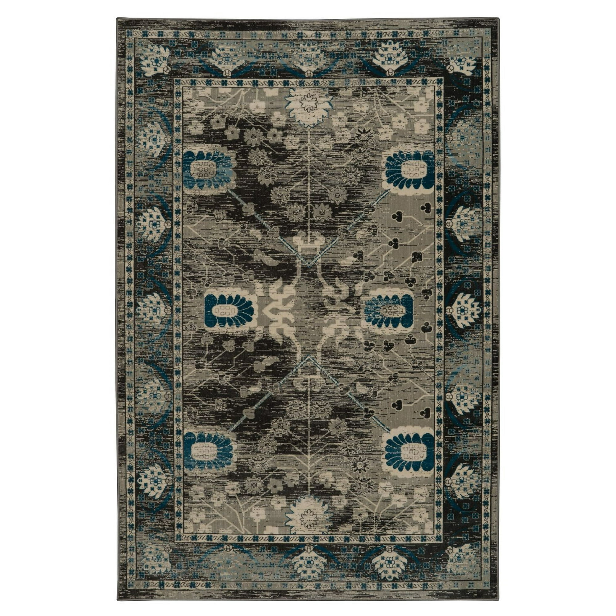 Click here for Linon Vintage Ziegler Grey & Blue 2 X 3 Accent Rug... prices