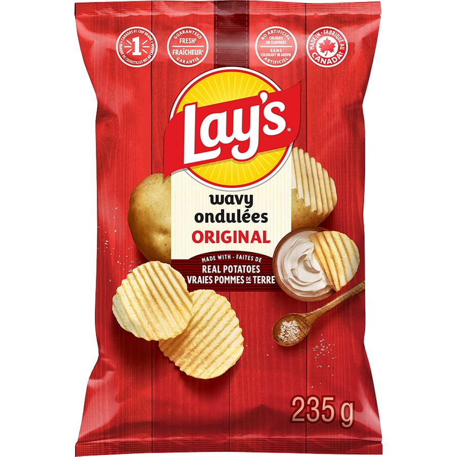 Click here for Lays Wavy Original Potato Chips 235 G prices