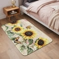 American Pastoral Style Front Door Mat Indoor Entrance, Sunflower ...
