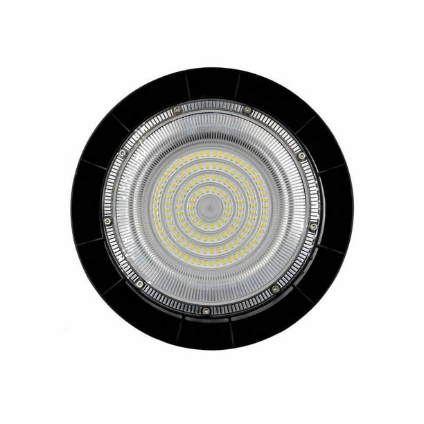 Reflector Led Luminaria Redondo 100w 6500k Negro 12000lm | Walmart en línea