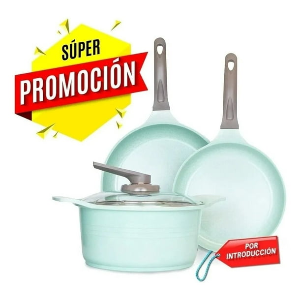 Jade Pan Deluxe Juego De Sartenes Jade Pan Antiadherente StayElite ...