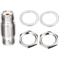 WWS-SO-239 Bulkhead Connector UHF Female Nut Bulkhead Panel Mount ...