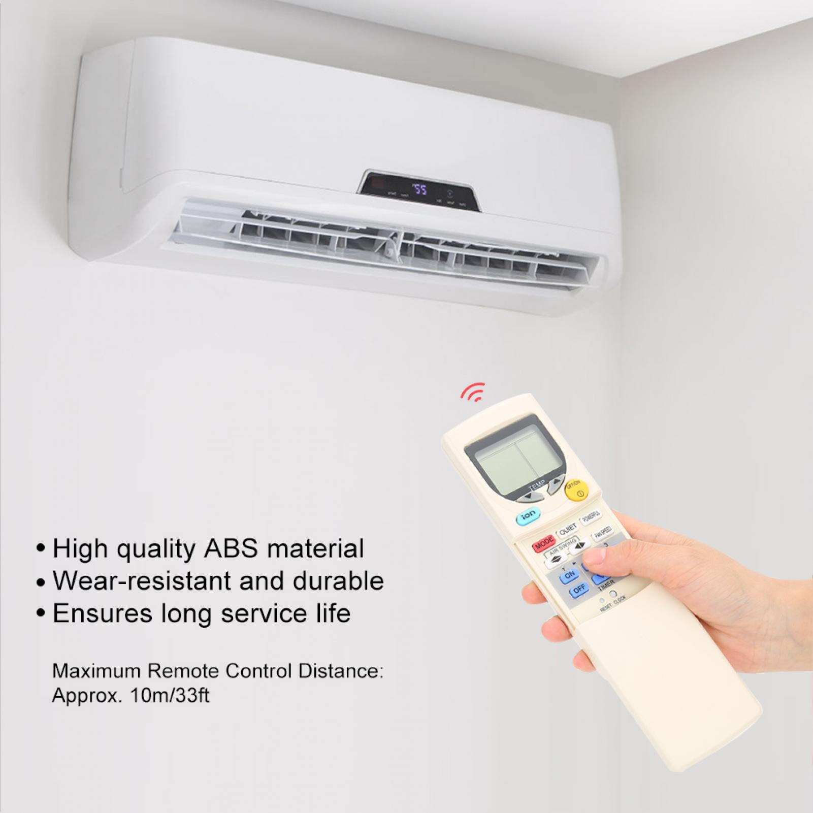 Control remoto de aire acondicionado ABS liviano controlador de aire ...