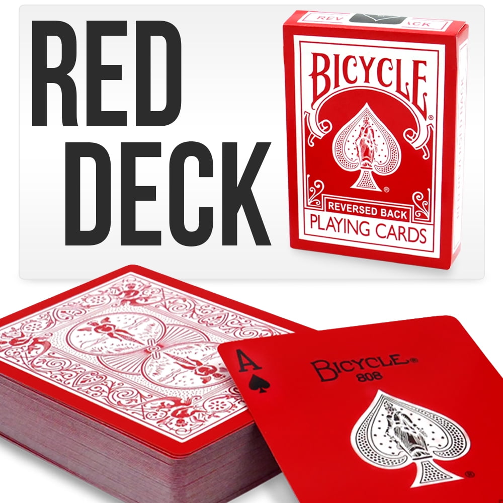 Red Playing Cards Bicycle Deck by Magic Makers - Walmart.com