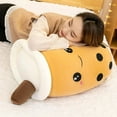Boba Plush Cute Soft Boba Bubble Tea Stuffed Animal Pillow Plush Toy ...