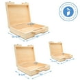 Unfinished Wood Mini Suitcase 5-3/4 x 8 inch, Pack of 1 Cigar Boxes ...