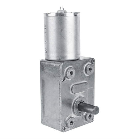 Electric Drive Motor DC 12V Reversible High Torque Worm Geared Motor ...