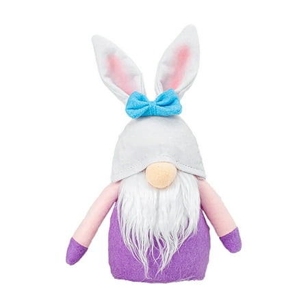Faceless Dwarf Decoration Ornaments Rabbit Plush Doll Rudolph Doll For ...