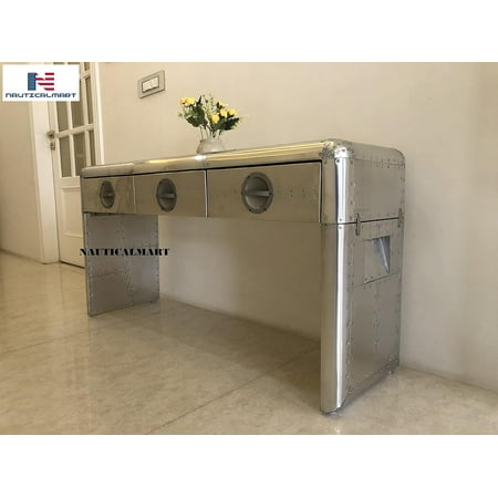 Nauticalmart Aviator Console Table Industrial Console Tables, Narrow ...