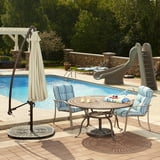 Island Umbrella Santiago 10-ft Octagonal Cantilever Umbrella with ...