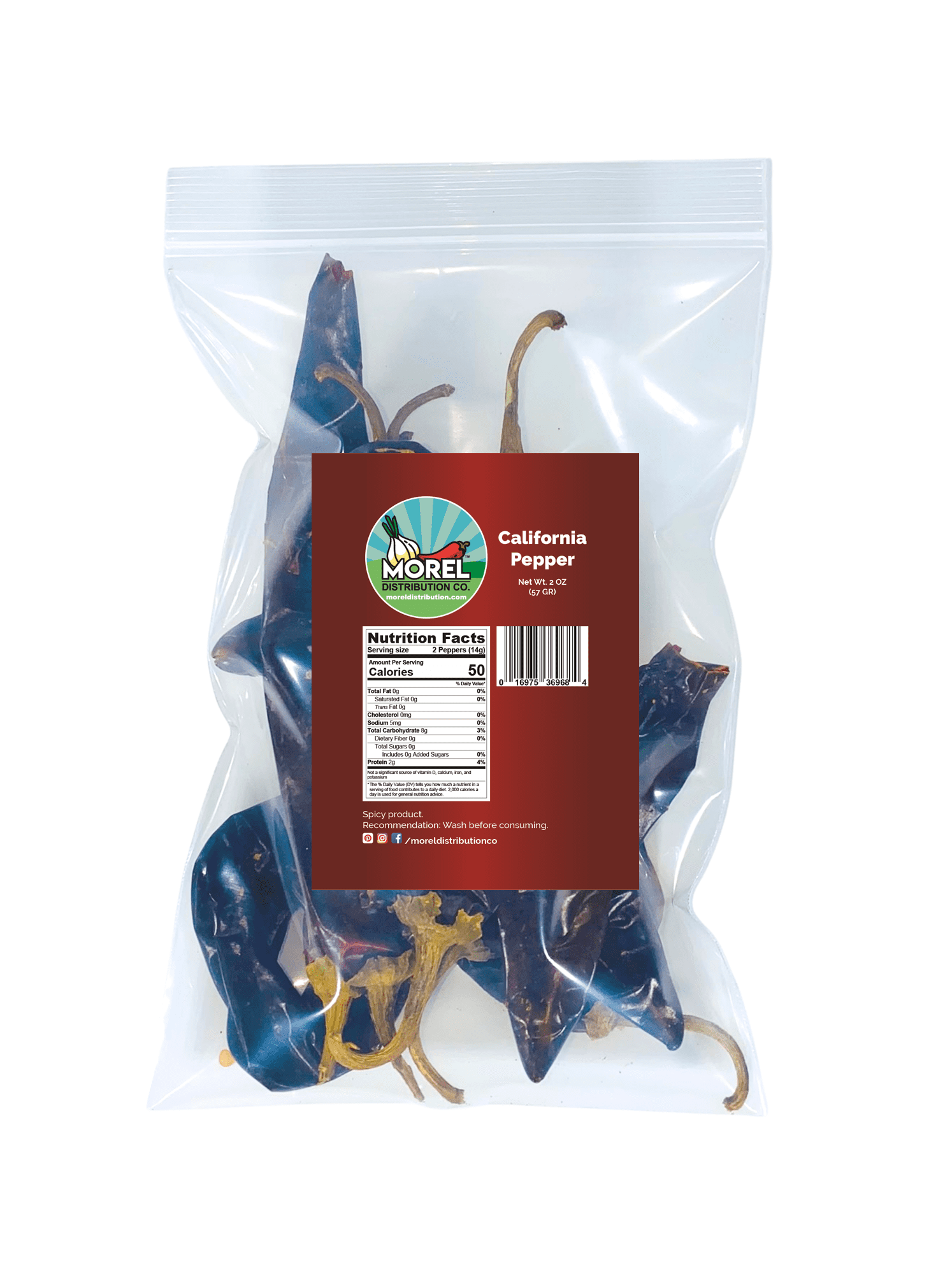 Guajillo Chili Pepper / Chile Guajillo: 2 oz - Walmart.com
