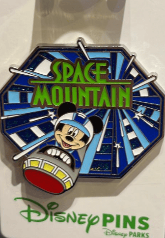 Disney Parks Mickey Mouse Space Mountain Collection Pin New With Card ...