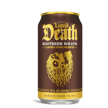 Liquid Death, Deathberry Inferno, Strawberry Lava Flavored Sparkling ...