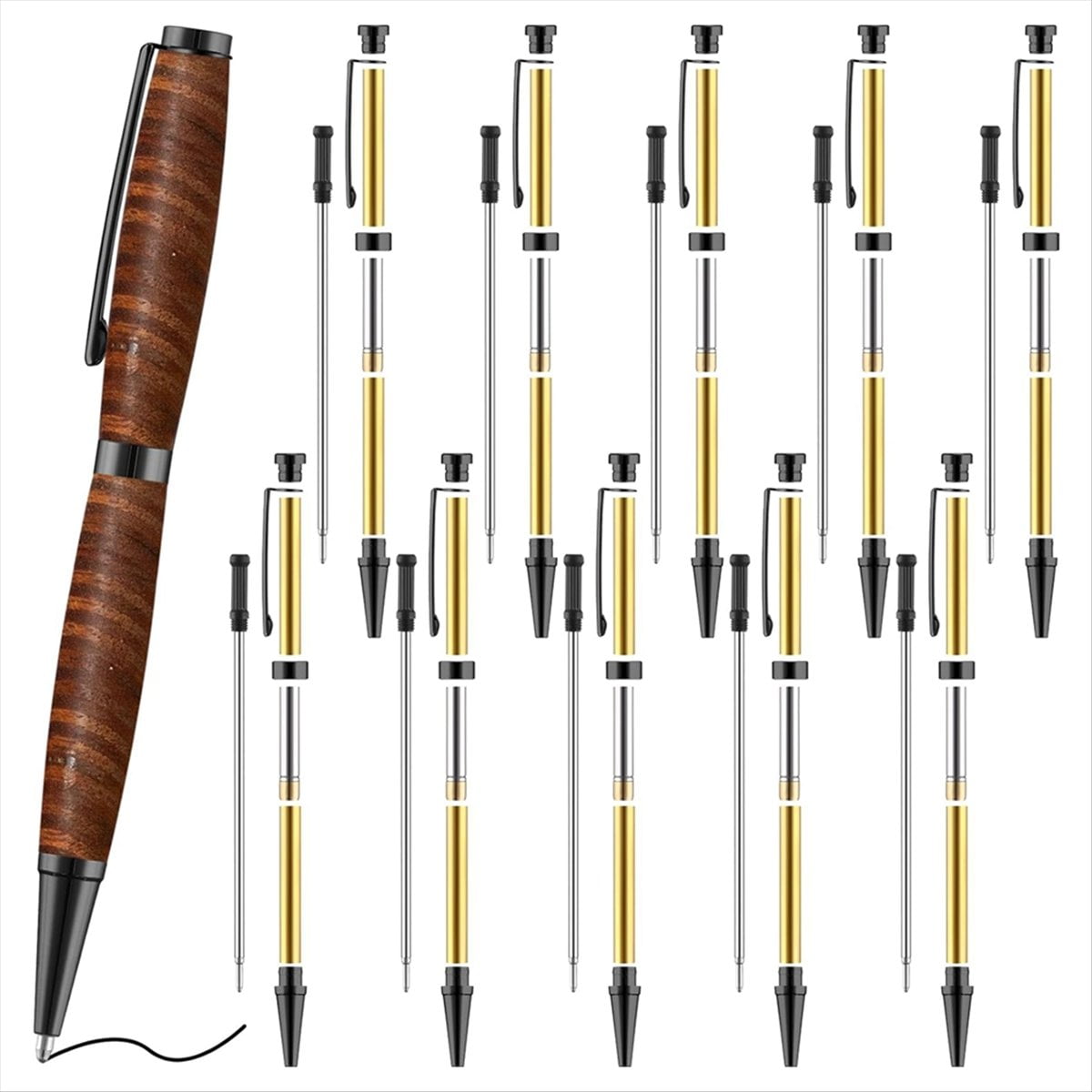 Click here for Unbranded 10 Pcs Pen Kits For Wood Turning 7mm Sli... prices