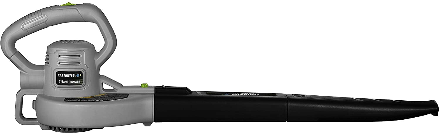 Earthwise BLW20075 7.5-Amp 22-Inch Corded Electric Leaf Blower, Gray ...