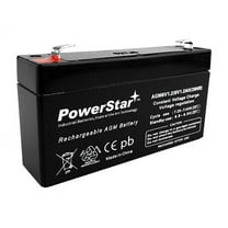 PowerStar 6V 5ah AGM SLA battery replaces Interstate SLA0905 - Walmart.com