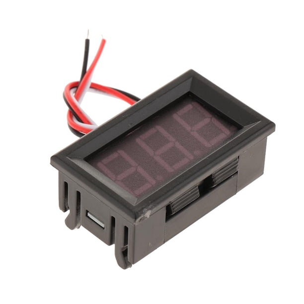 Mini voltímetro digital DC 0.56 pulgadas de tres líneas DC 0-30V Mini ...