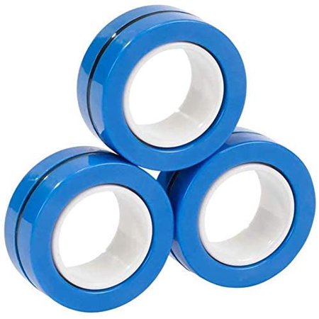Finger Magnetic Rings,Magic Ring Fingertip Toys,Decompression Magnetic ...
