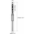 ASIASN-Square Hole Drill Bit, 1/2" High-Carbon Steel Hollow Chisel ...