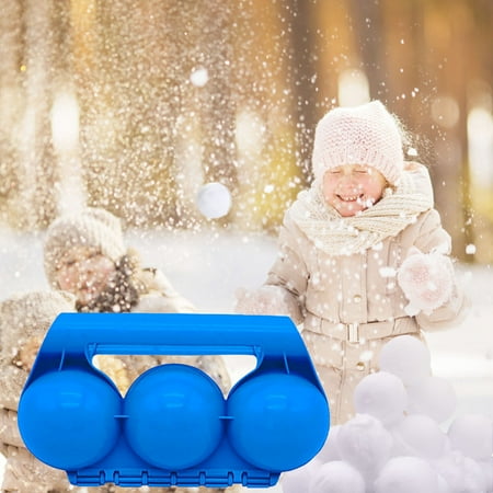 Flywake 1 Pack Snowball Makers Makes 3 Snowballs at Once Outdoor Winter ...