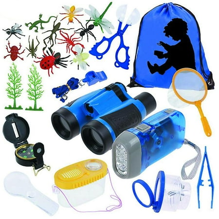 Outdoor Explorer Kit Gifts Toys Kids Binoculars Set Best For 6+ Year ...