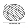Round Stainless Steel Grill Grate Heavy Duty Cooking Rack with Handles ...