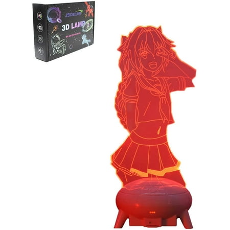 Anime Girl Led Light Neferpitou 3d Illusion Desk Lamp Cute Astolfo Xmas ...